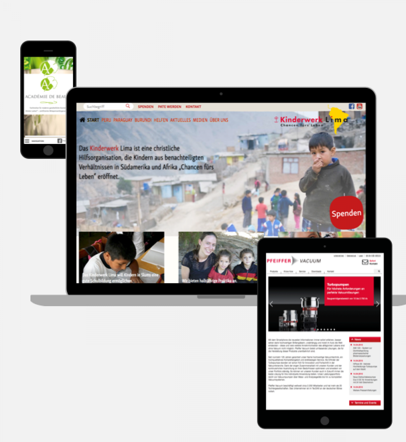 Responsive Website - Jens Weigel Büro für Design